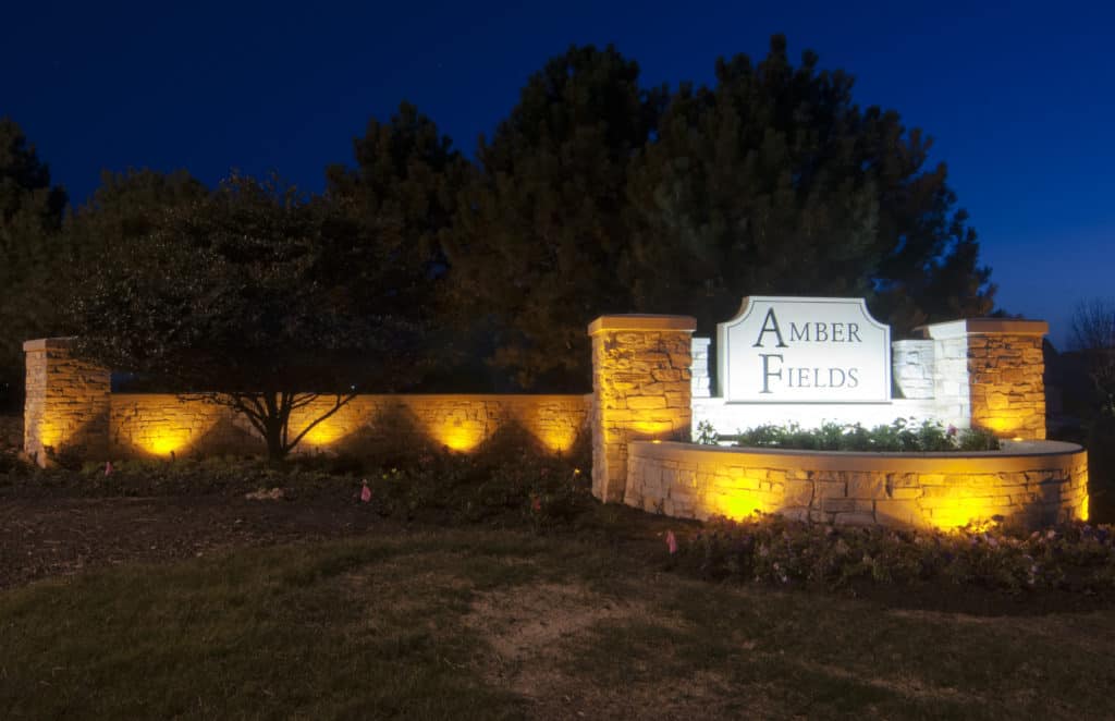 Amber Entrance - Outdoor Lighting in Chicago, IL | Outdoor Accents
