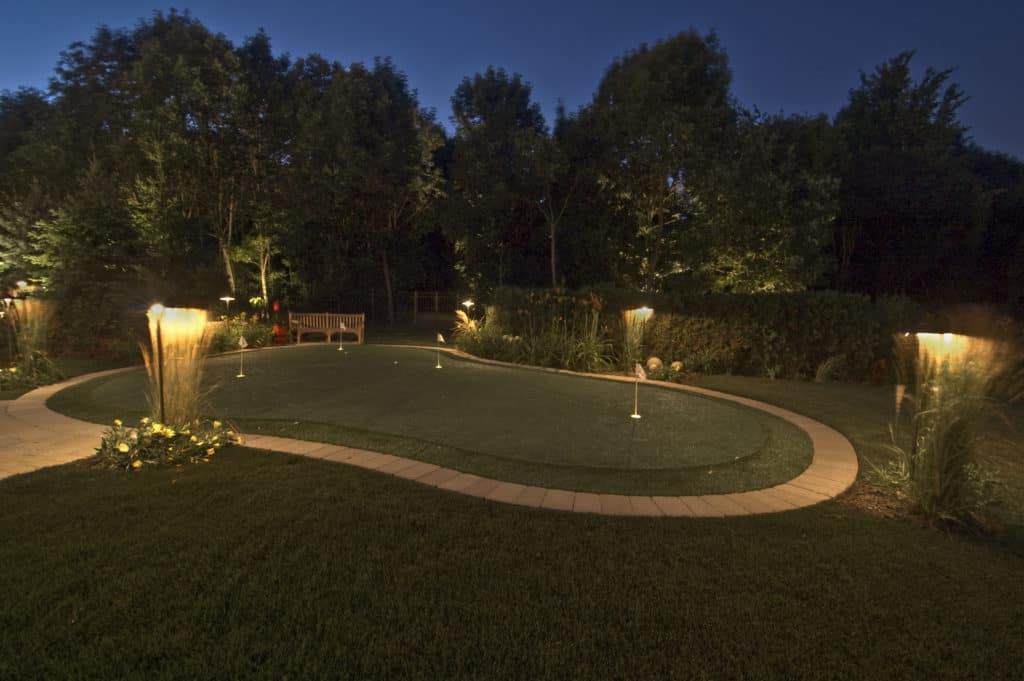 Cattoni Putting Green - Outdoor Lighting in Chicago, IL | Outdoor Accents